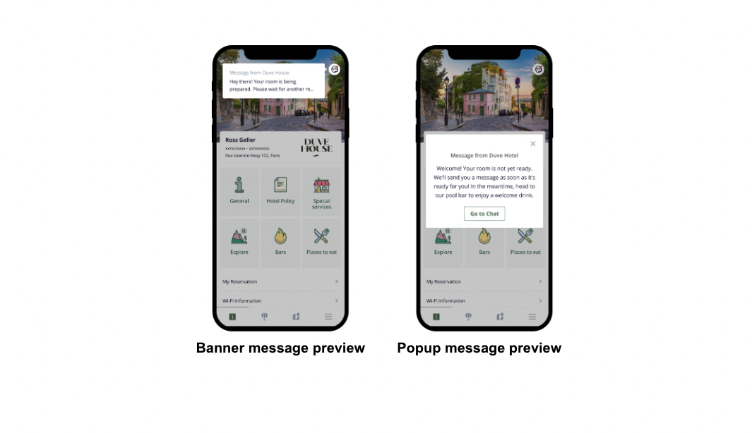 Scheduled Messages - Chat Notification Methods – Duve